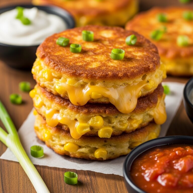 Cheesy Corn Fritters - Savory Sofia