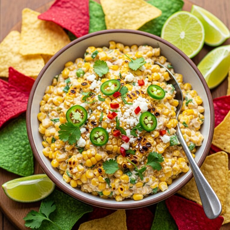 Spicy Street Corn Dip - Savory Sofia