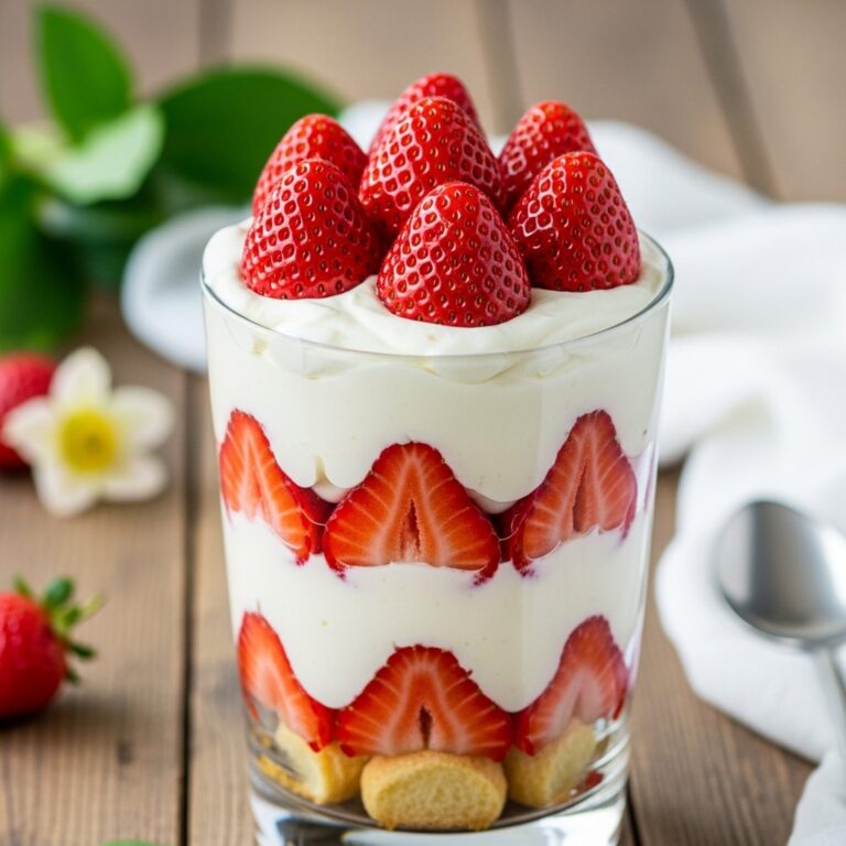 Strawberry Trifle - Savory Sofia