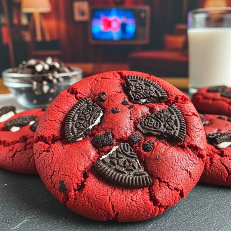 Stranger Things Red Velvet Cookies - Savory Sofia