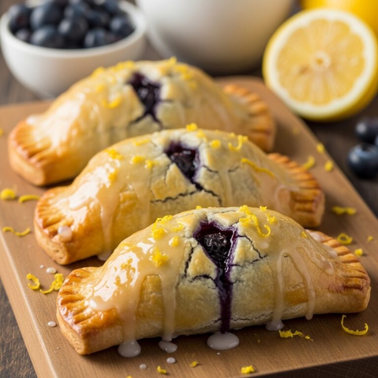 Blueberry Lemon Hand Pies - Savory Sofia